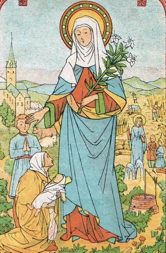 Saint Bertilia of Mareuil - Catholic Saint | Saint for a Minute: Saints ...